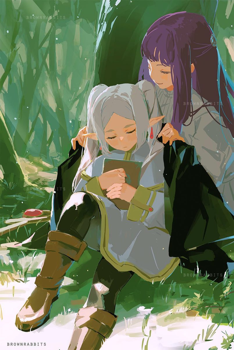 Frieren Poster - Frieren and Fern – Brownrabbits