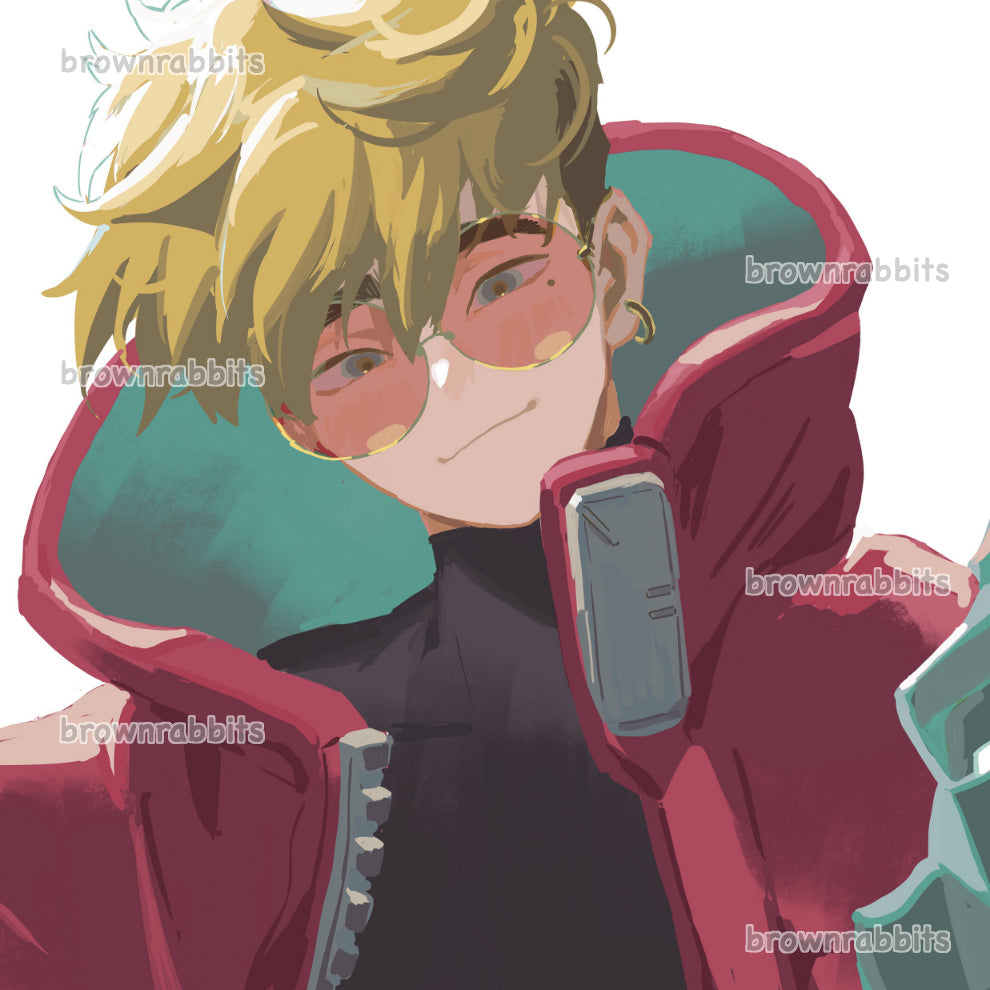 Vash Square Print – Brownrabbits