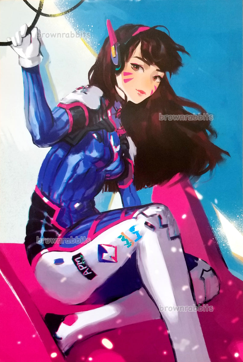 D.Va Default Skin Poster – Brownrabbits