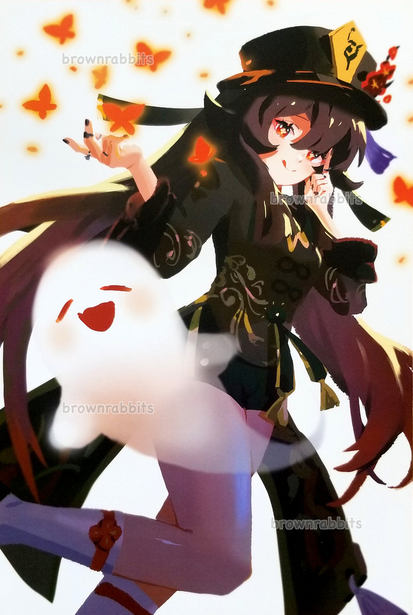 Genshin Impact: Hu Tao Poster – Brownrabbits