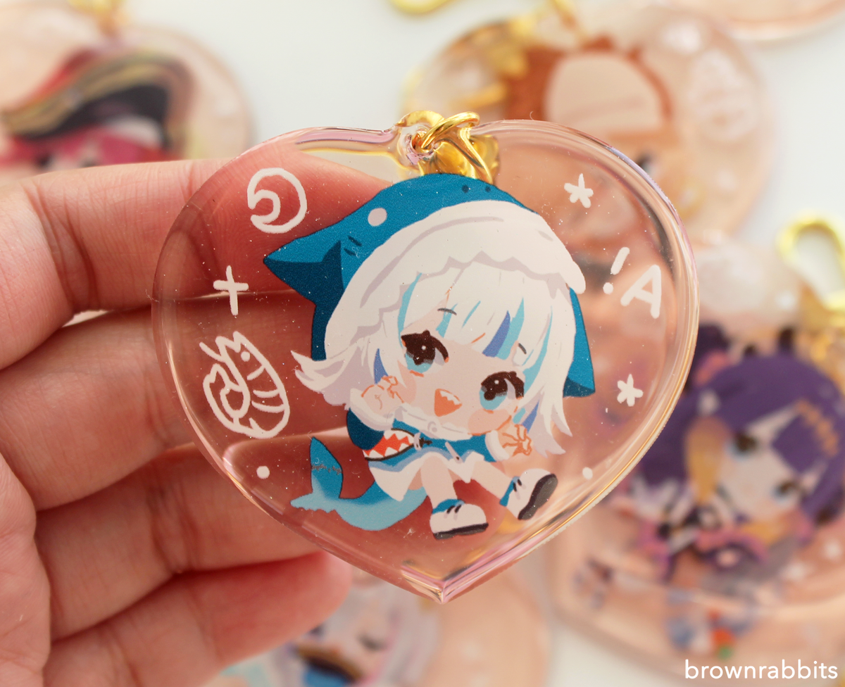 Hololive Keychains: Gura – Brownrabbits