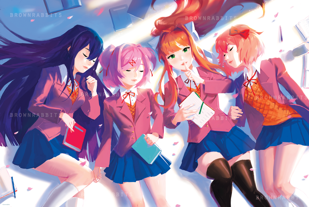 DDLC Poster – Brownrabbits